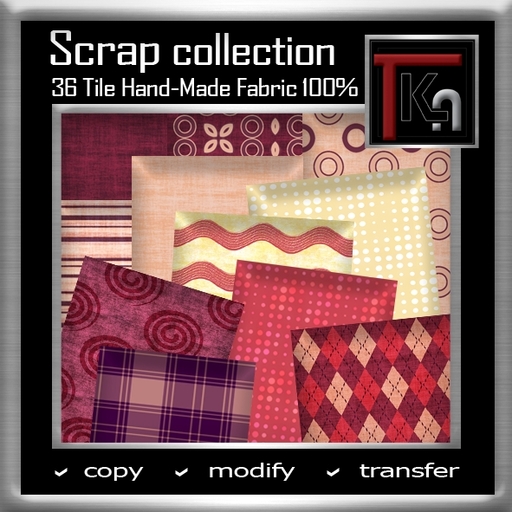 Second Life Marketplace - TKA-Scrap Collection 36 Tile Hand-Made ...