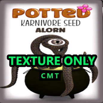 Second Life Marketplace - POTTED: KARNIVORE SEED PACK IMAGE ALORN full perm