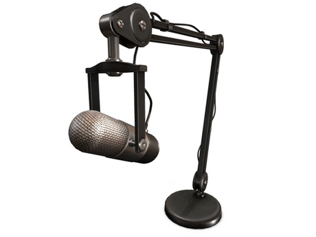 Second Life Marketplace - Random Matter - Dead Air - Microphone [Black]