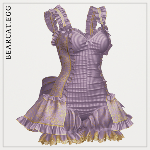 Second Life Marketplace - BEARCAT.EGG ; Fleur Dress - VIOLET