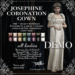 Second Life Marketplace - Grasshopper St Josephine Coronation Gown DEMO