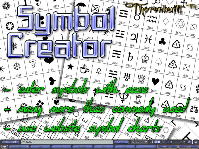 Second Life Marketplace - Thorenbuilt Symbol Creator
