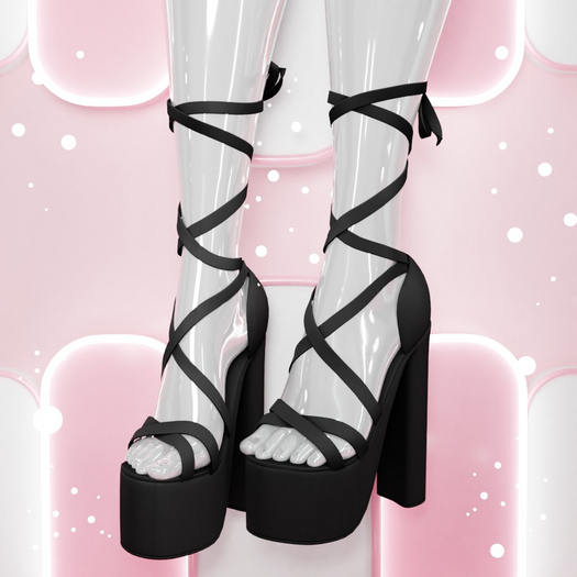 Second Life Marketplace - Palette - Clover Heels [Black]