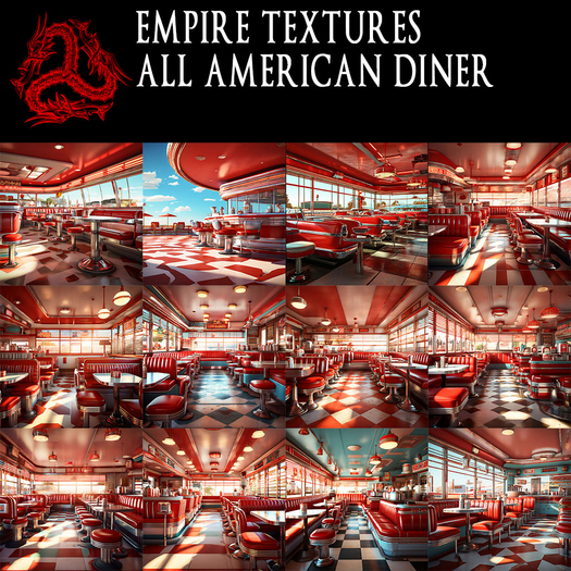 Second Life Marketplace - EMPIRE TEXTURES - All American Diner