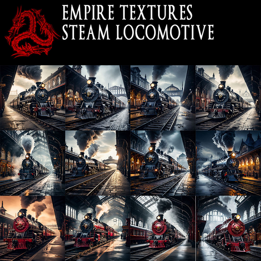 Second Life Marketplace - EMPIRE TEXTURES - steam locomotive