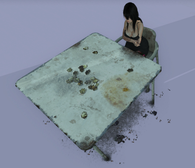 Second Life Marketplace - DRD asylum puzzle table and animated chair