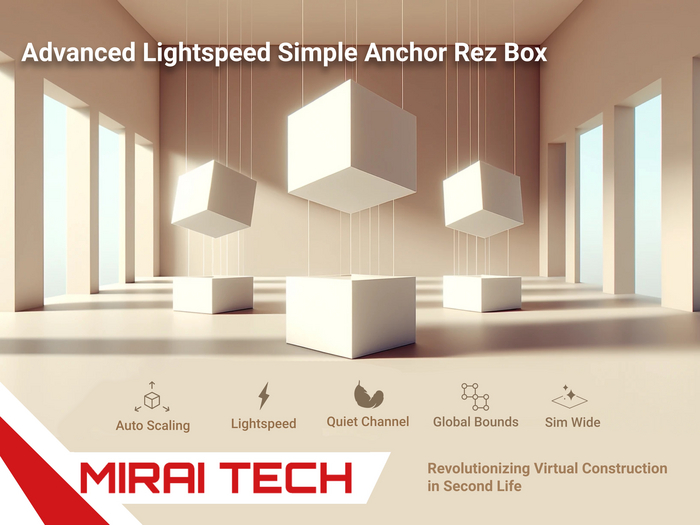 Second Life Marketplace - (MIRAI) Simple Anchor Rez Box System ...