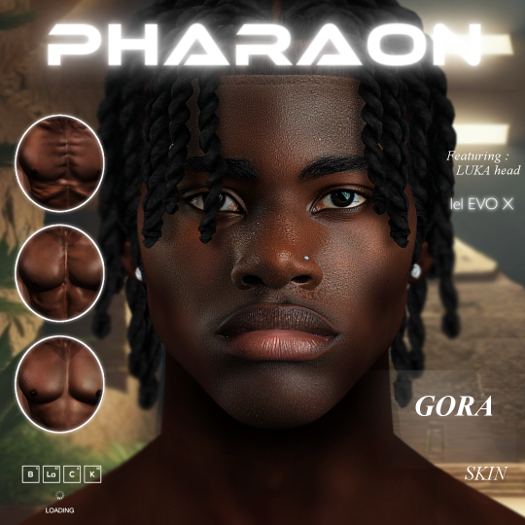 Second Life Marketplace - PHARAON - GORA / Skin EvoX
