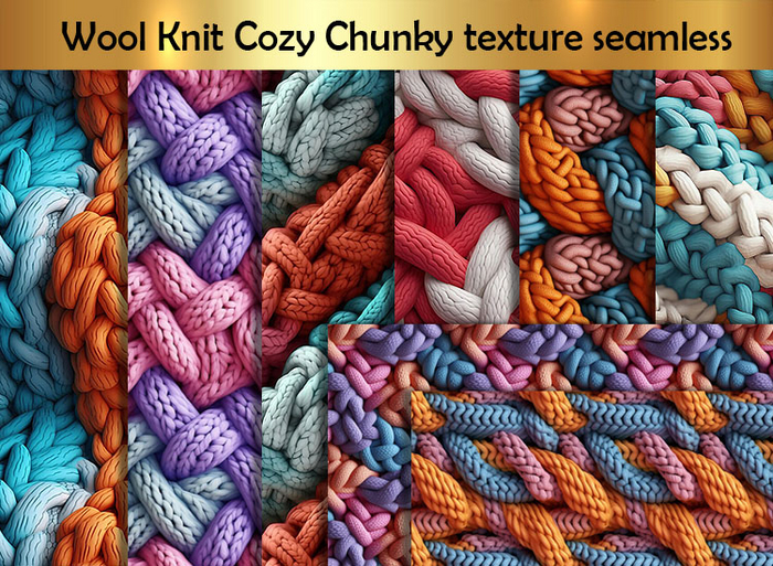 Second Life Marketplace - Wool Knit Cozy Chunky texture seamless A