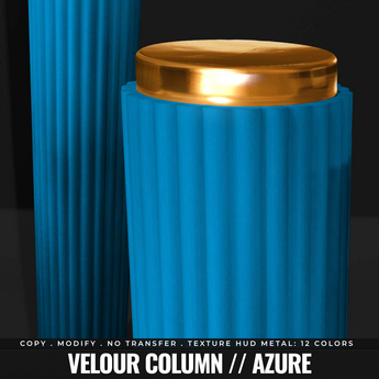Second Life Marketplace - [BL] Velour column // azure