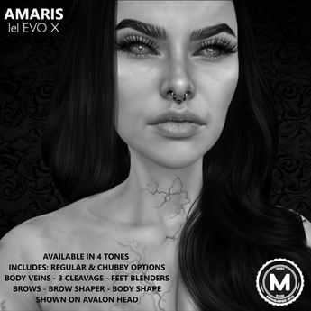 Second Life Marketplace - [MODA] AMARIS SKIN: TONE DEMOS