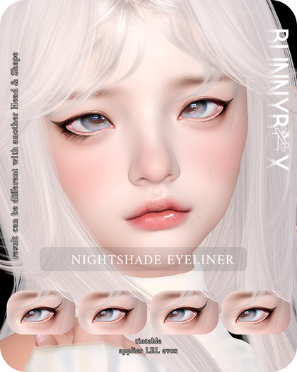Second Life Marketplace - BUNNYBOX :: nightshade eyeliner :: (applier ...