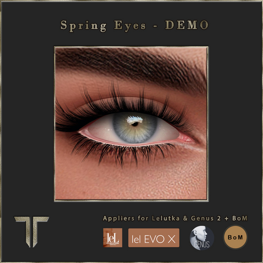 Second Life Marketplace - Tville - Spring Eyes DEMO for Lelutka EVO ...