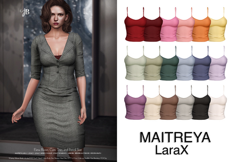 Second Life Marketplace - *Just BECAUSE* Elena Cami Top - Maitreya LaraX