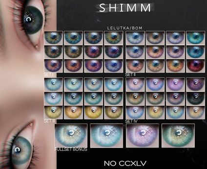 Second Life Marketplace - S H I M M / Lelutka Eyes Applier ~ BOM ...