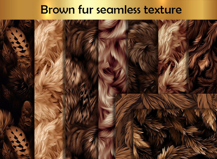 Second Life Marketplace - Brown fur texture seamless full perm