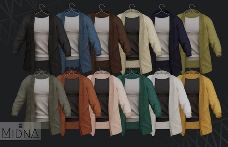 Second Life Marketplace - MIDNA - Phoenix Cardigan *DEMO*