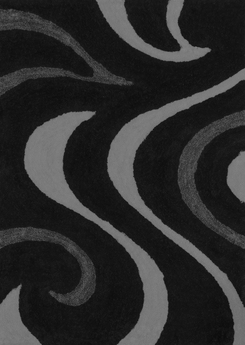 Second Life Marketplace - *NC* black and grey swirl shag rug