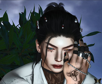 Second Life Marketplace - Nabiਏਓ Pearls Hair accessories - full set UNISEX