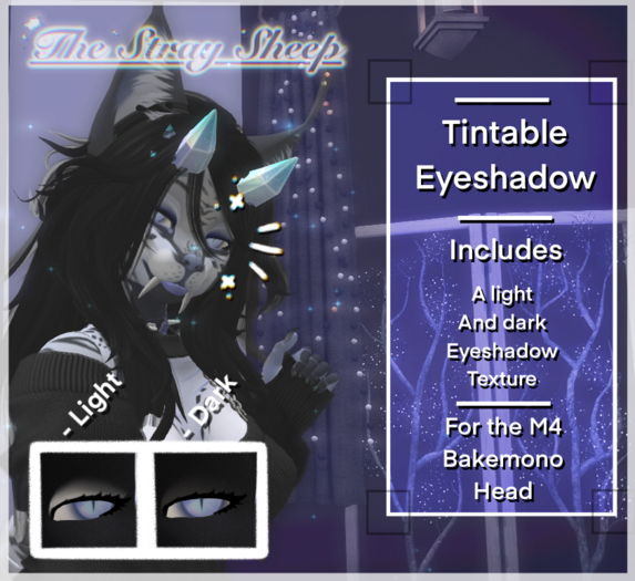 Second Life Marketplace - .::TSS::. M4 Bakemono Tintable Eyeshadow