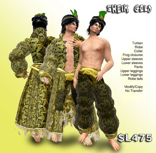 Second Life Marketplace - AB Sheik Gold