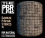 Second Life Marketplace - The PBR Lab - Square Paving Stones 16 - PBR ...