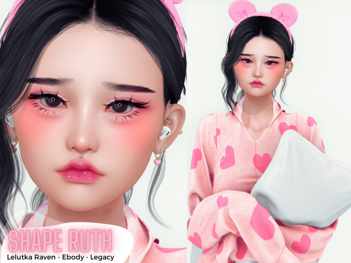 Second Life Marketplace - .FRAN. Shape Ruth - Lelutka Raven