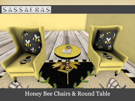 Second Life Marketplace - Honey Bee Living Room Set