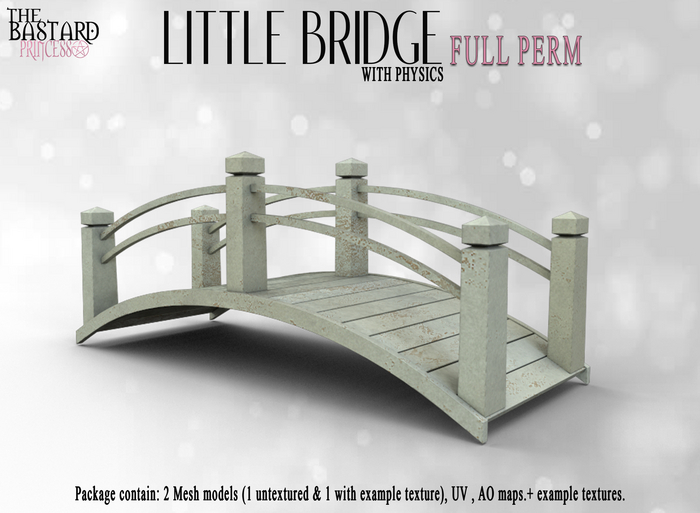 Second Life Marketplace - The Bastard Princess - Little Bridge Full Perm