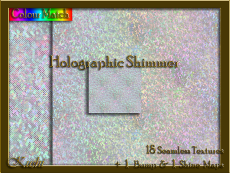 Second Life Marketplace - Holographic Shimmer Seamless Texture Pack