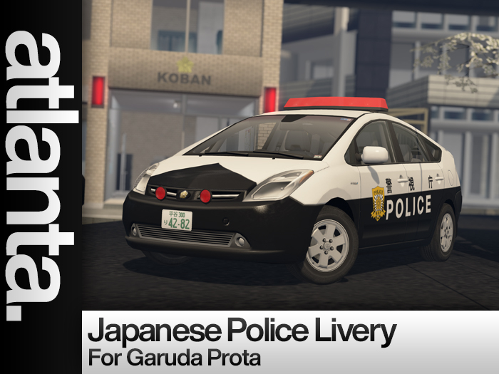 Second Life Marketplace - atlanta. - Garuda Prota Japanese Police Livery