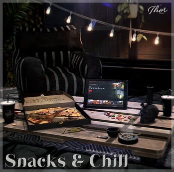 Second Life Marketplace - ..::THOR::.. Snacks & Chill - fatpack + 4 bonus