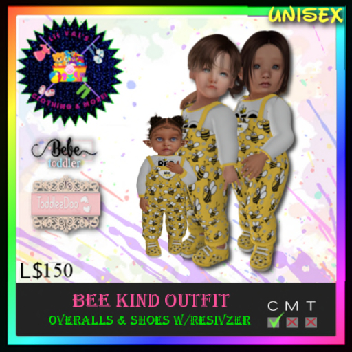 Second Life Marketplace - *LVD* Bee Kind Outfit - TD/BEBE