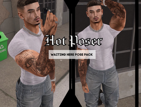 Second Life Marketplace - waiting here pose pack