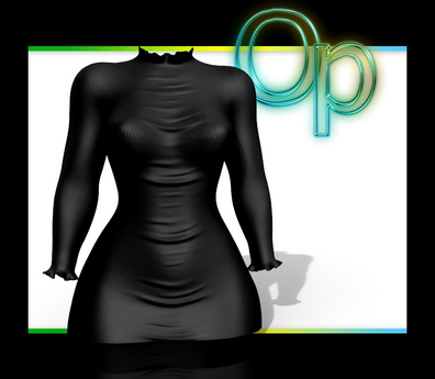 Second Life Marketplace - Black Angela Dress