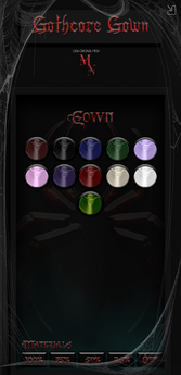 Second Life Marketplace - Gothcore Gown Fatpack by Madame Noir
