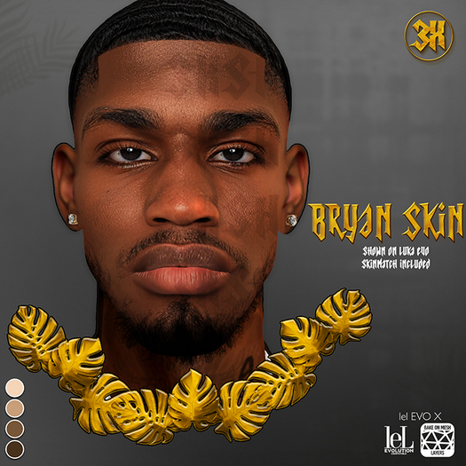 Second Life Marketplace - 3x Bryan Skin Bom/Evo