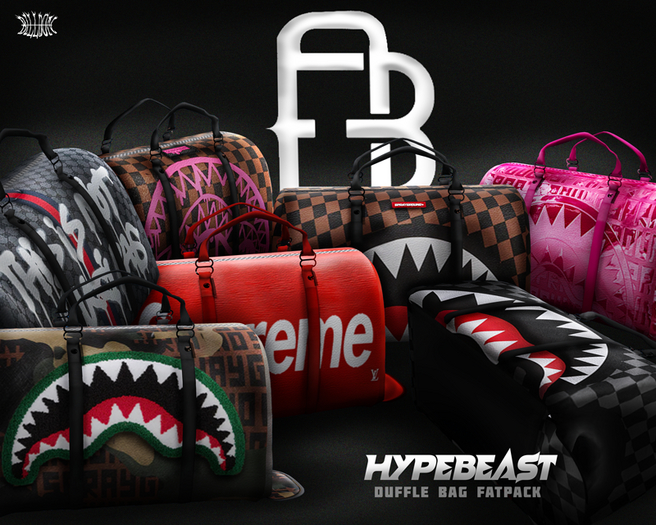 Second Life Marketplace - BET- "HYPEBEST" DUFFLE BAG FATPACK