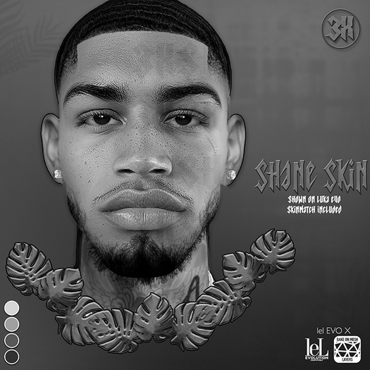 Second Life Marketplace - 3x Shane Skin Bom/Evo Demo