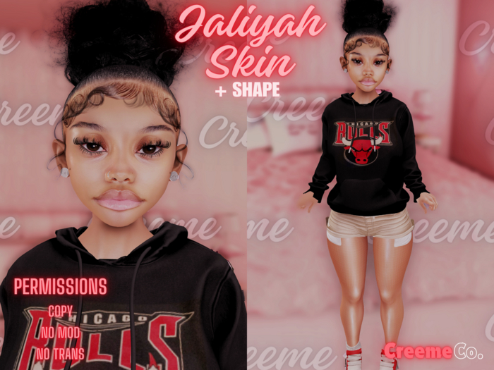 Second Life Marketplace - Jaliyah Skin + Shape *TEEN SHAPE*