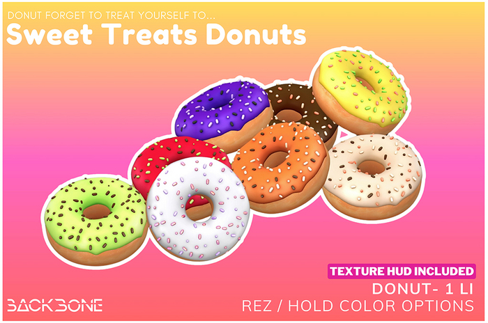 Second Life Marketplace - BackBone Sweet Treats - Donut