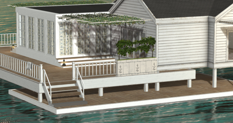 Second Life Marketplace - V5 COMPLETE ADD-ON LH Stilt Home-TORTUGA ...