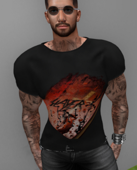 Second Life Marketplace - Slayer Bible Legacy T-Shirt