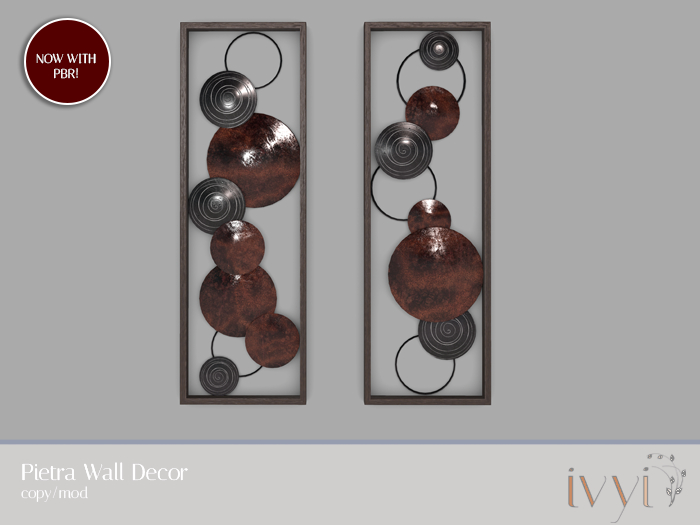 Second Life Marketplace - ivyi - Pietra Wall Decor