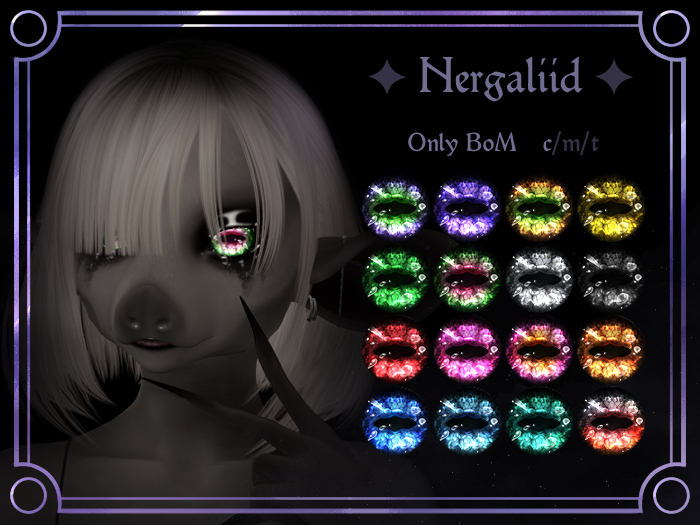 Second Life Marketplace - [Kajan] Nergaliid eyes BOM