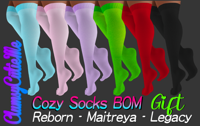 Second Life Marketplace - {CCM} Cozy Socks BOM FATPACK GIFT