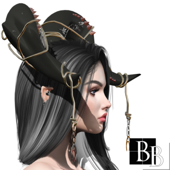 Second Life Marketplace - [bb] jinx horns (PBR)