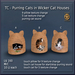 Second Life Marketplace - TC - Purring Cats in Wicker Cat Houses