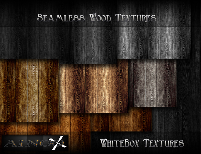 Second Life Marketplace - - Ainoo Whitebox Kit - Seamless Wood Textures