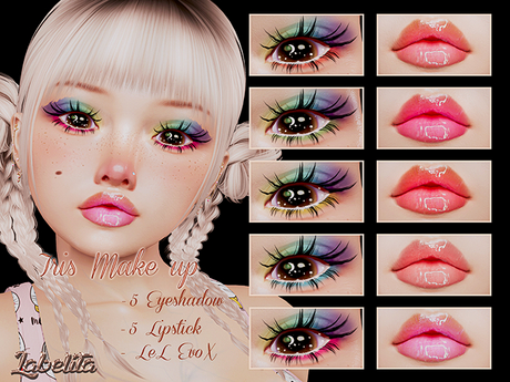 Second Life Marketplace - [LABELITA] Iris HD Makeup LeL EvoX